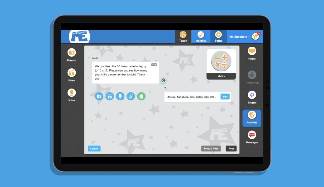 Parent Engagement App | MarvellousMe | Juniper Education