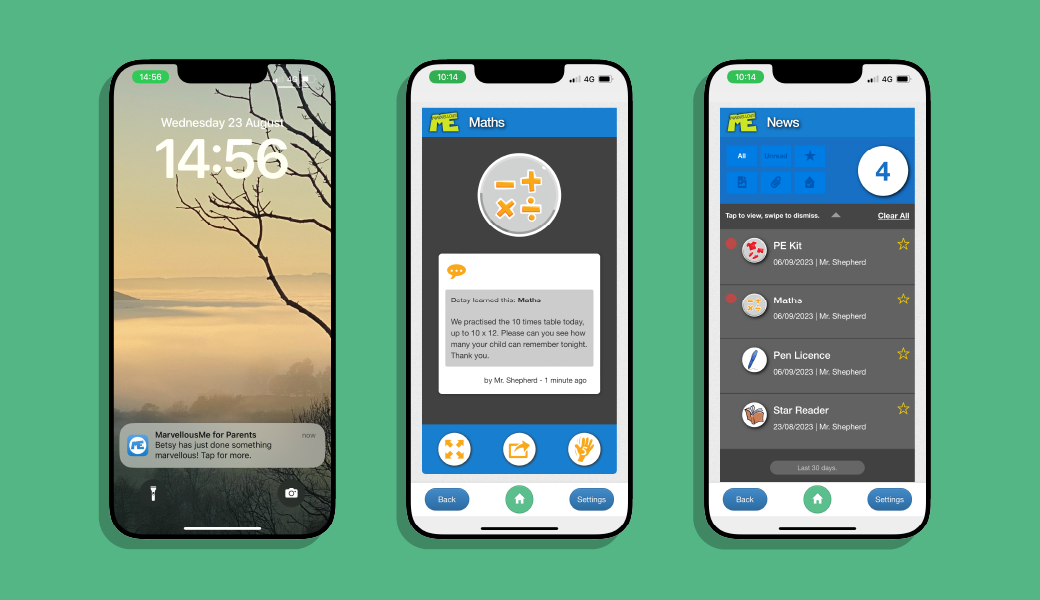 Parent Engagement App | MarvellousMe | Juniper Education