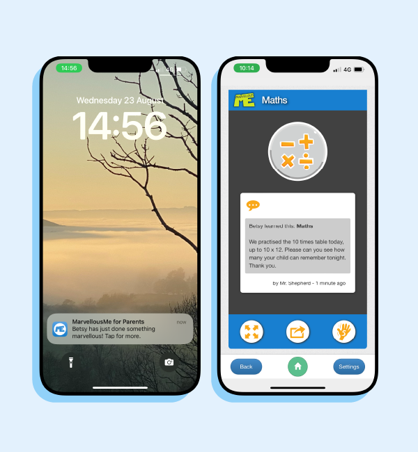 Parent Engagement App | MarvellousMe | Juniper Education