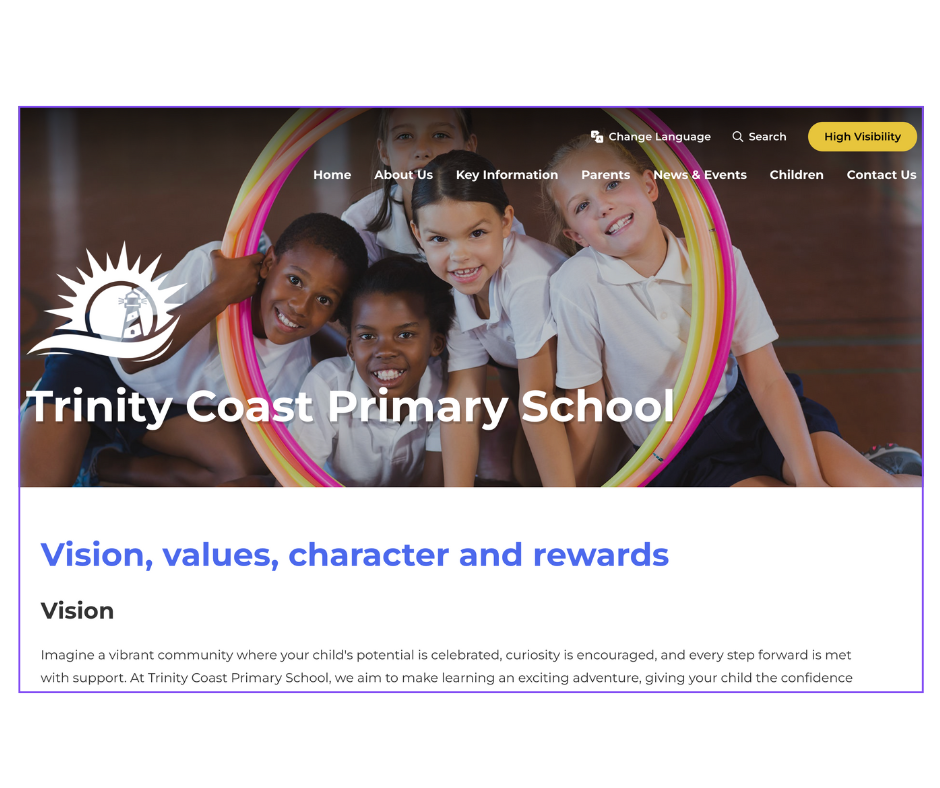 How to create your school's vision and values page [Free Template ...