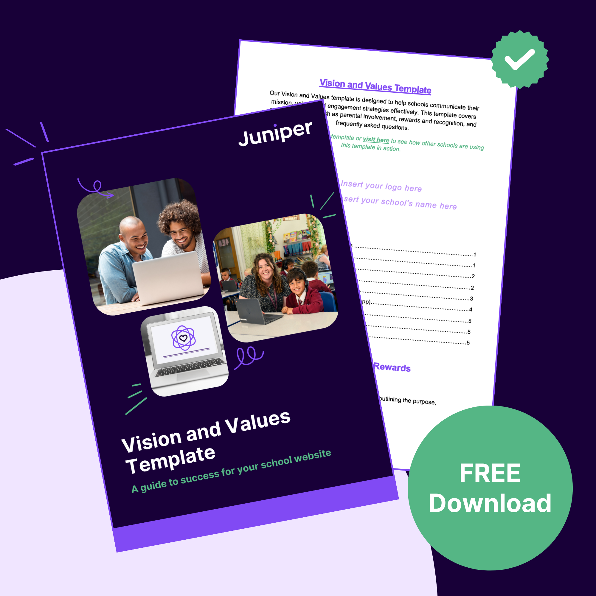 Vision and Values Template | Juniper Education